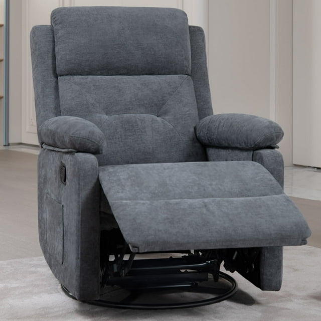 Sailvan Recliner Chair for Adults, Swivel Rocker Recliner Nursery ...