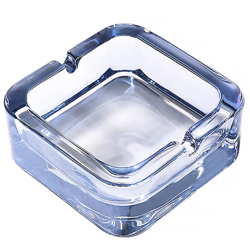 Saim Glass Large Cigar Ashtrays for Cigarettes, 1 Pcs Decorative Clear ...