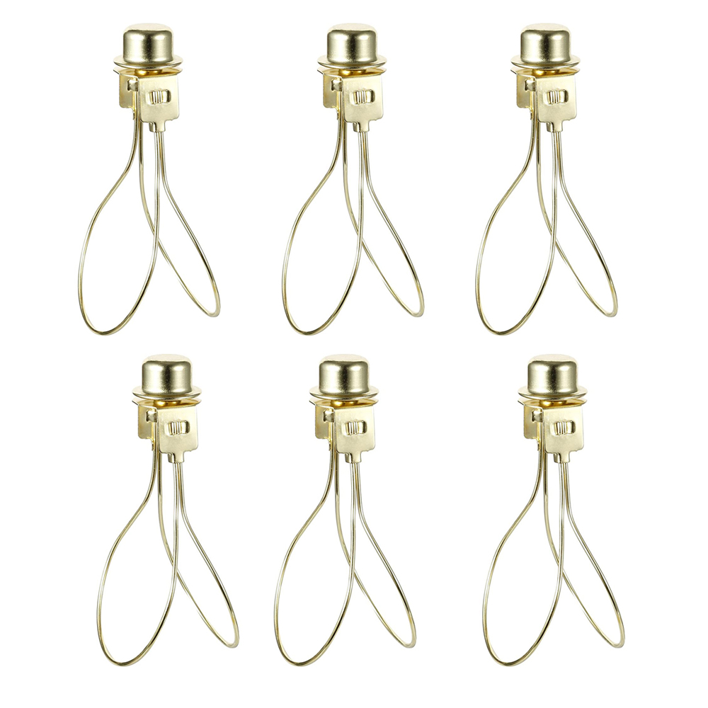 Saim Lamp Shade Adapter,Lamp Shade Light Bulb Clip Adapter, 6 Pack ...