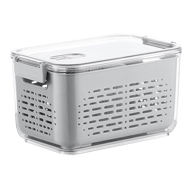 Saim Vegetable Containers for Fridge, Fruit Vegetable Storage Container ...