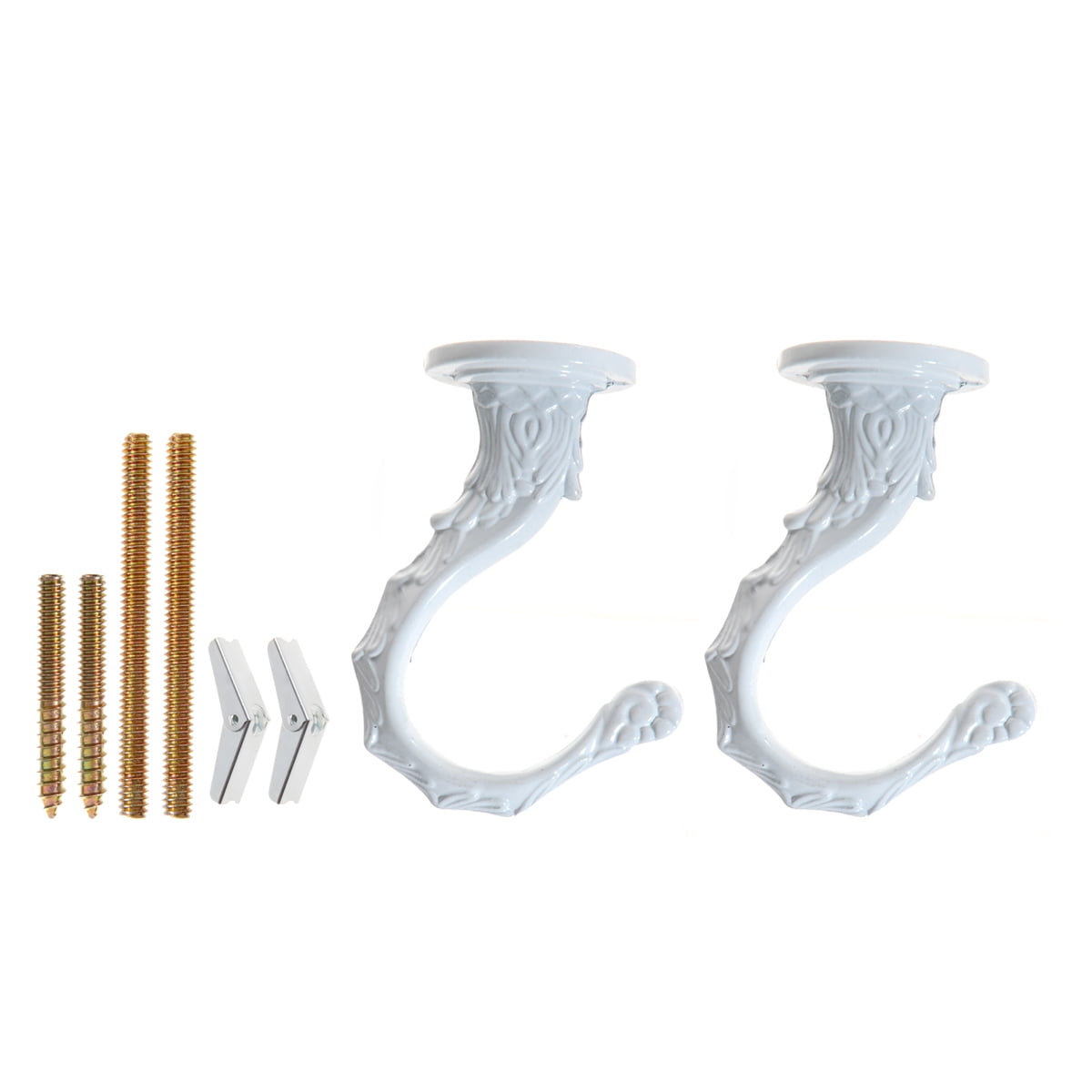 Saim White Ceiling Hooks for Hanging Plant, Heavy Duty Swag Toggle ...