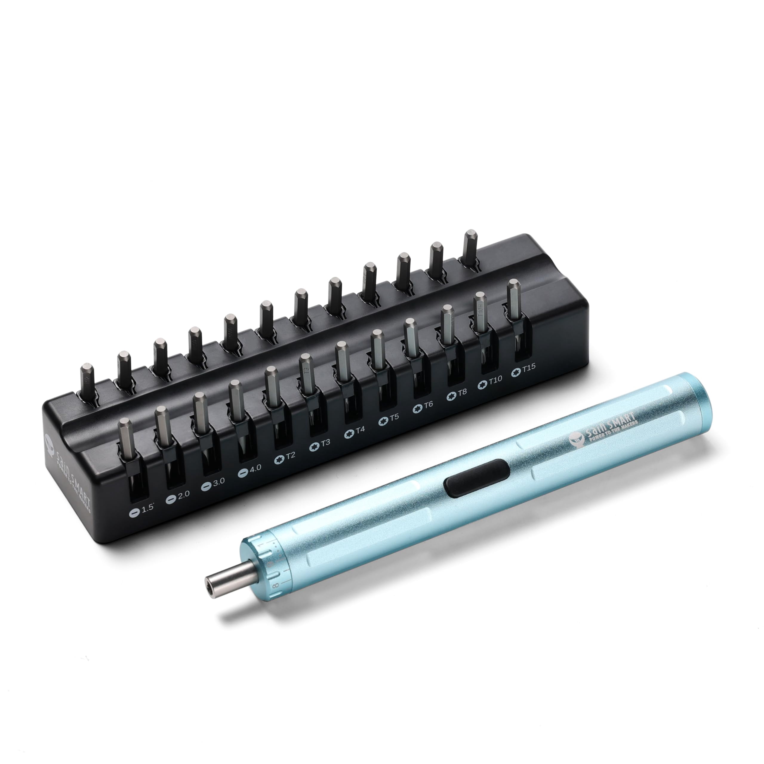 SainSmart Electric Screwdriver with 24 Magnetic Bits, Cordless ...