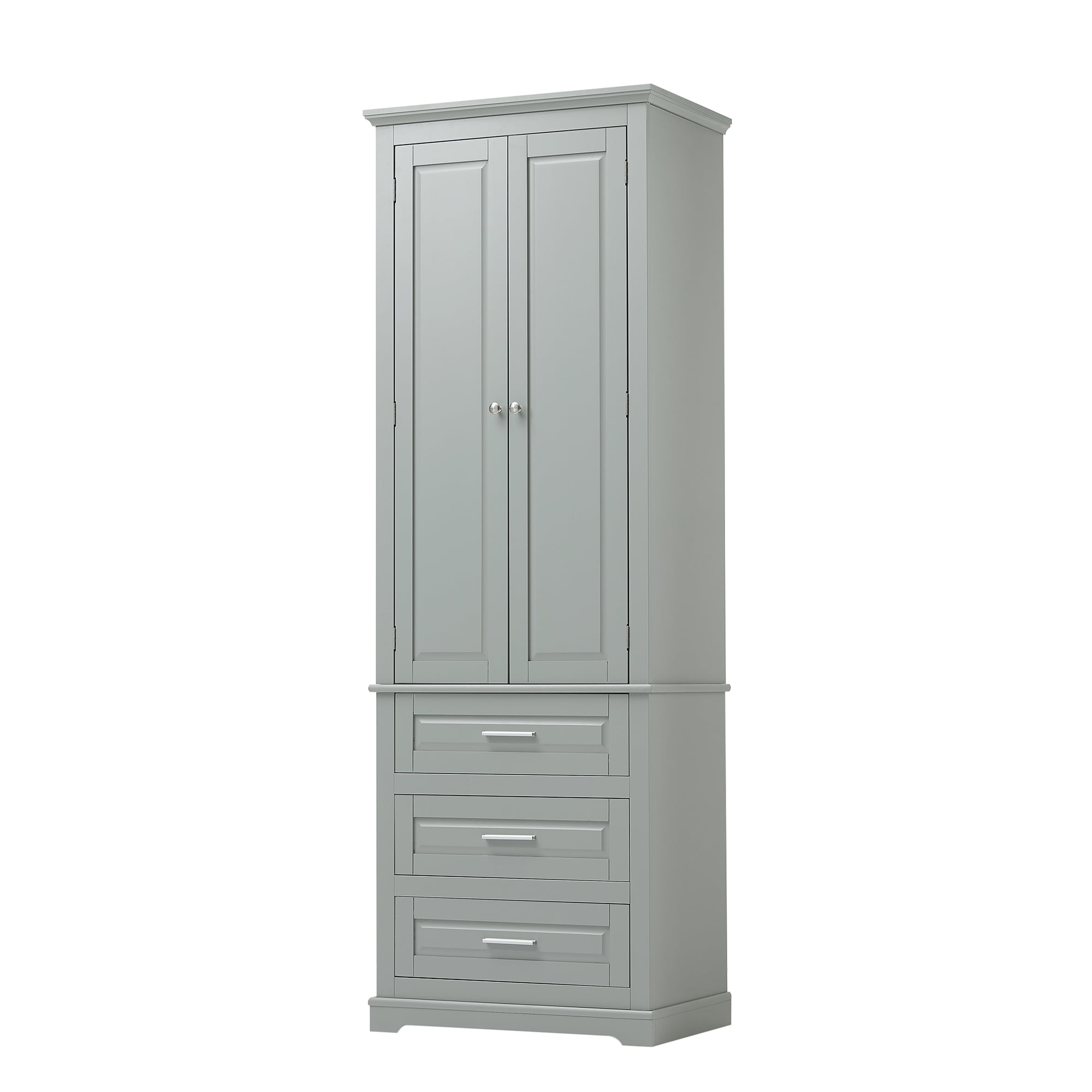 SainSpeed Storage Cabinet Freestanding Storage Cabinet With 2 Doors 3 ...