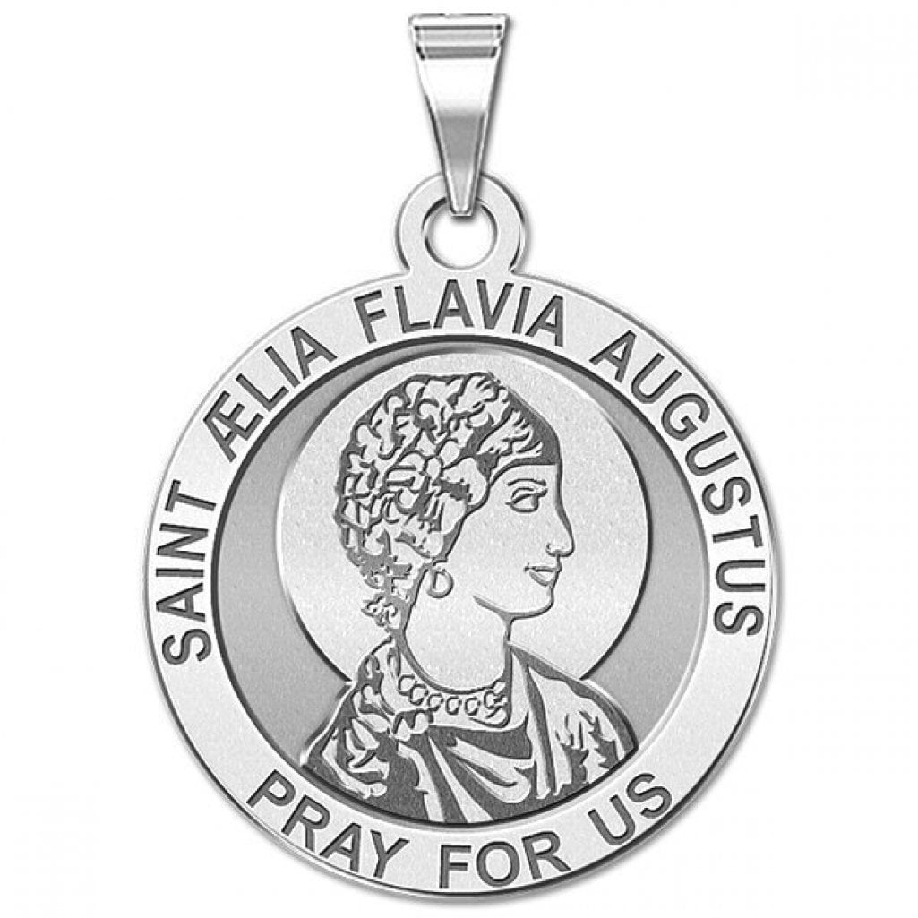 Saint Aelia Flavia Augustus Medal - 3/4 inch Size of a Nickel -Sterling ...