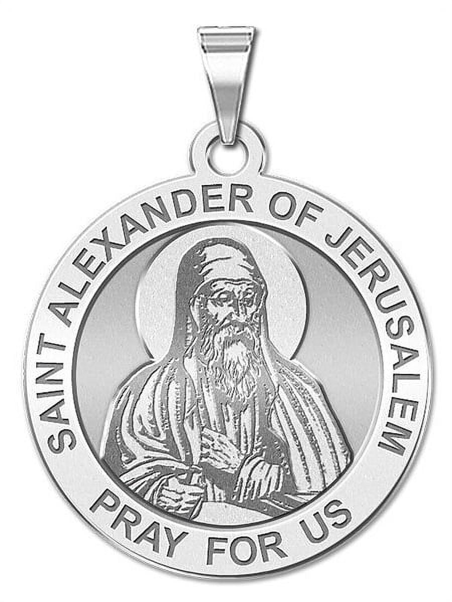 Saint Alexander of Jerusalem Religious Medal - 2/3 Inch Size of Dime ...
