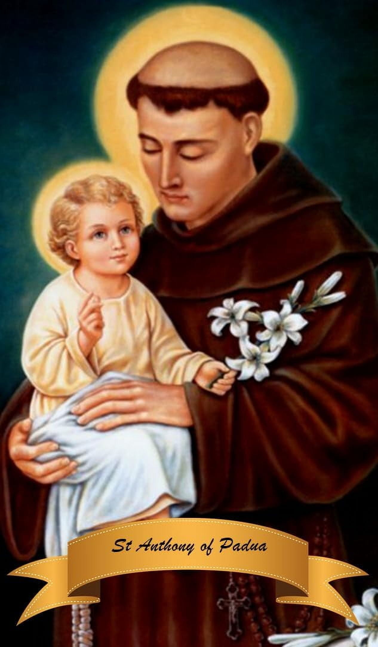 Saint Anthony Miracle Prayer Blessed Prayer Card Thirteen Minutes ...