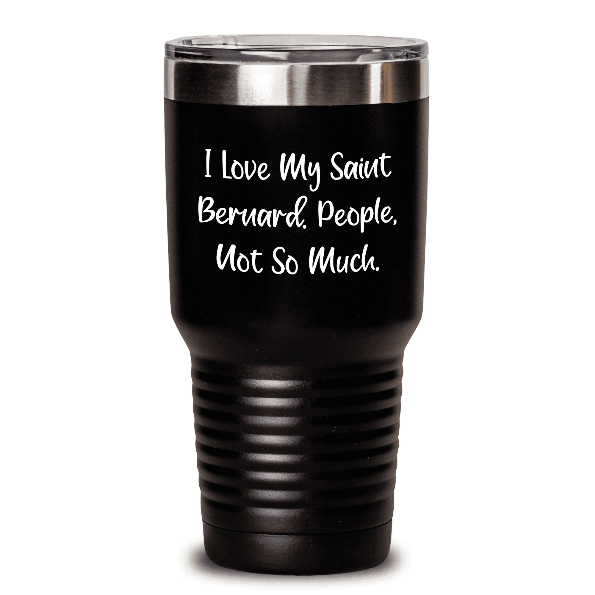 Saint Bernard Dog Lovers Funny Gifts from Friends for Dad on Father's Day - 'I Love My Saint ...