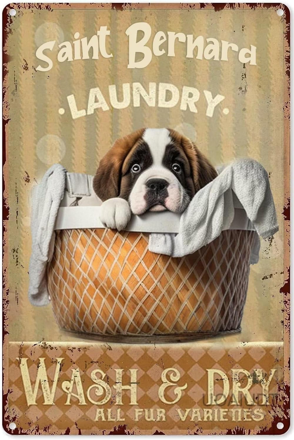 Saint Bernard Laundry 1000 Piece Wooden Jigsaw Puzzles For Adults ...