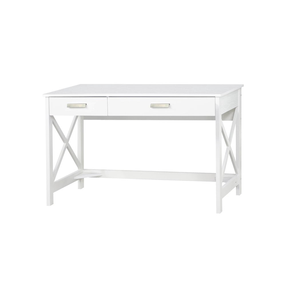 Saint Birch Alaska 47" Two Drawers Writing Desk - Walmart.com