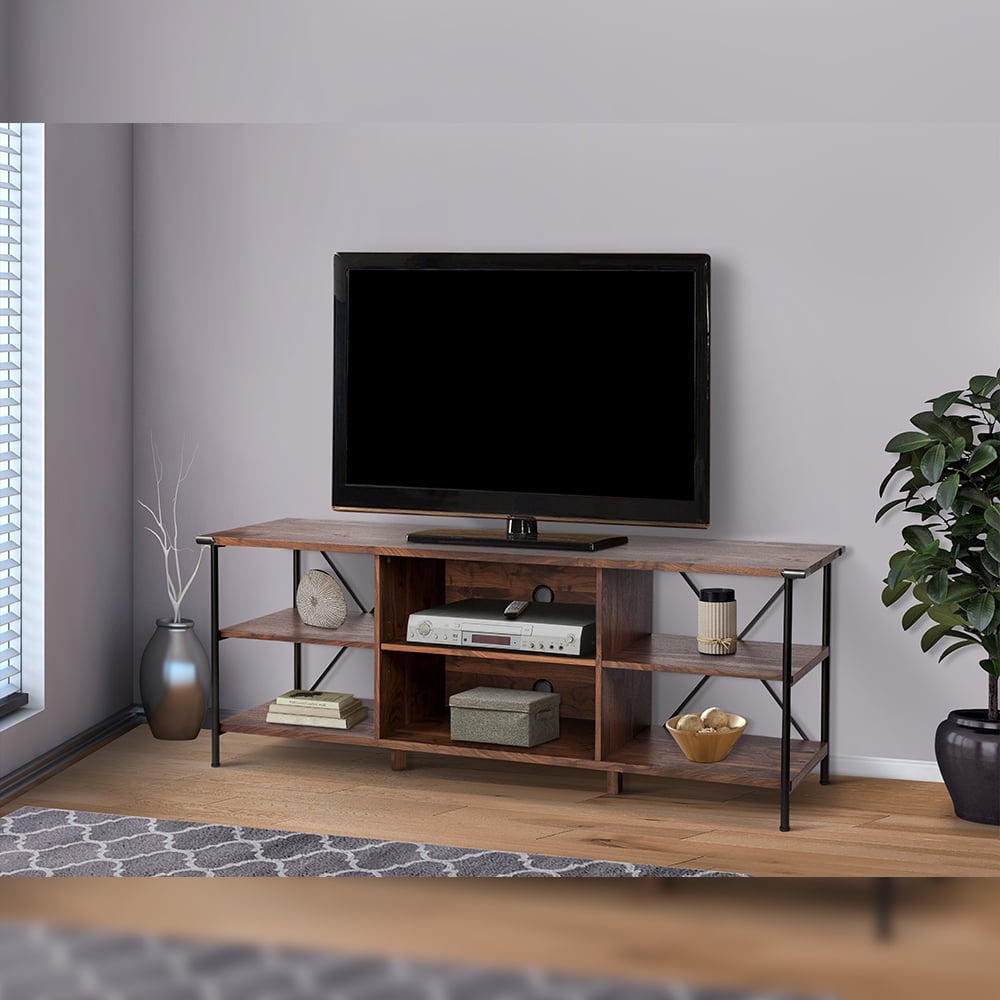 Saint Birch Bombay Wood Walnut 70-Inches TV Stand - Walmart.com