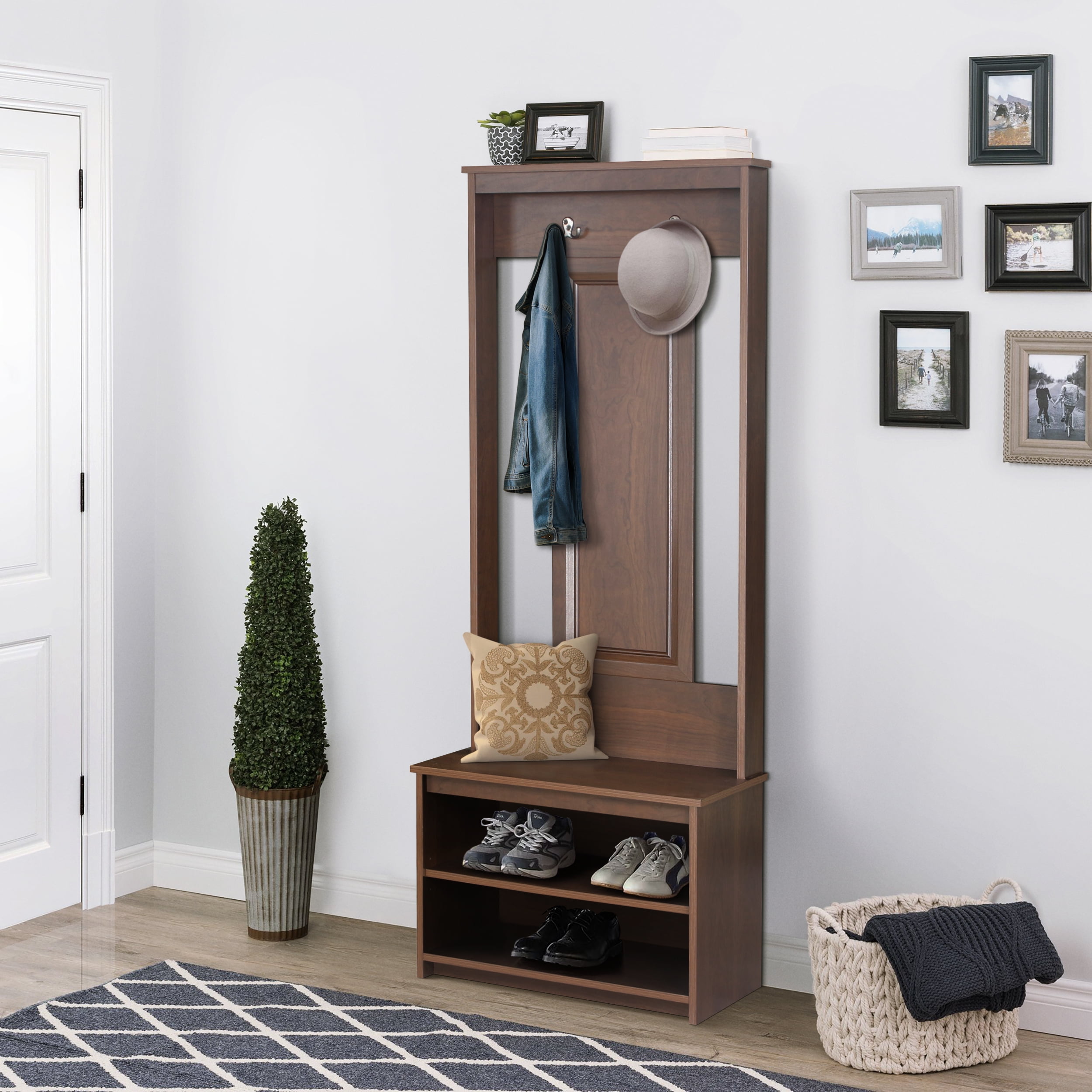 Saint Birch Lambert Casual Contemporary Particle Board Rosewood Grain ...