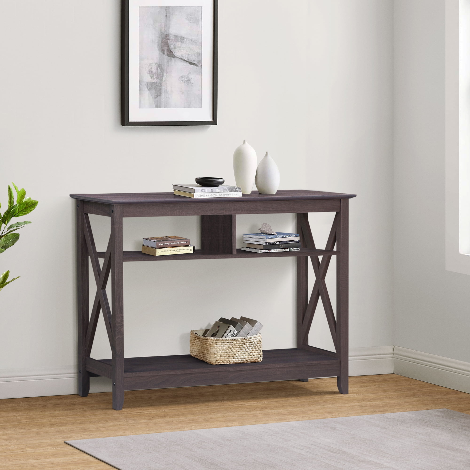 Saint Birch Lambert Modern Farmhouse Console Table - Walmart.com