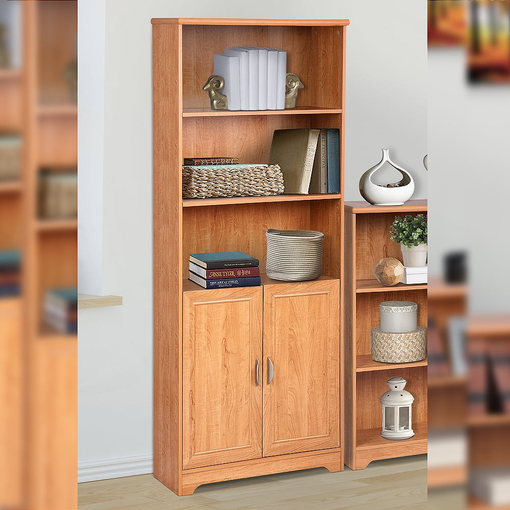 Saint Birch Manchester Wood Honey Maple Bookcase - Walmart.com
