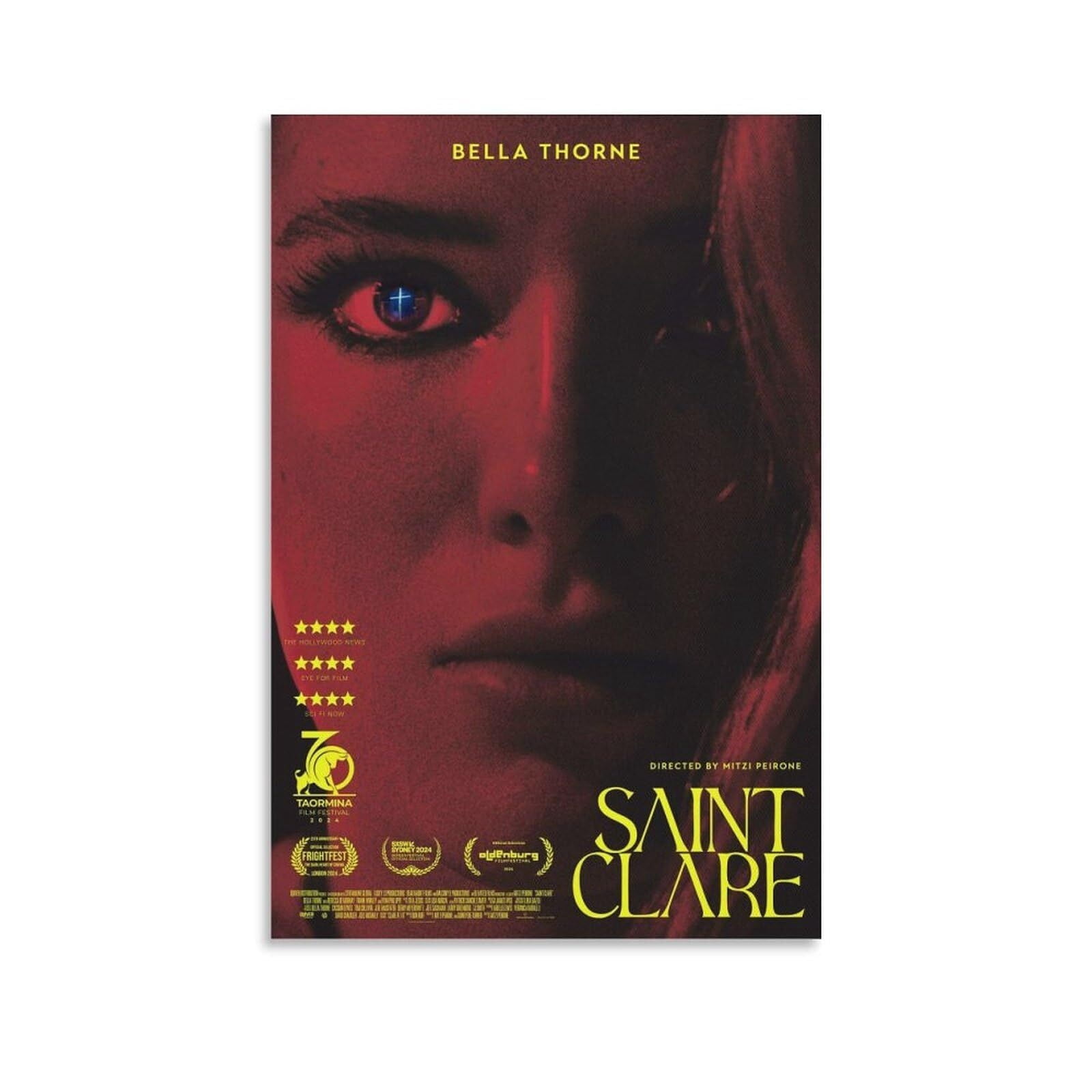 Saint Clare - Vintage Blockbuster Movie Poster New Movie Poster Canvas ...