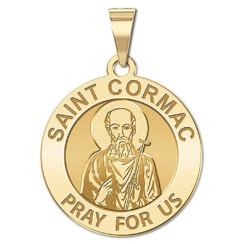 PicturesOnGold.com Saint Cormac Religious Medal Female Adult - 2/3 inch ...