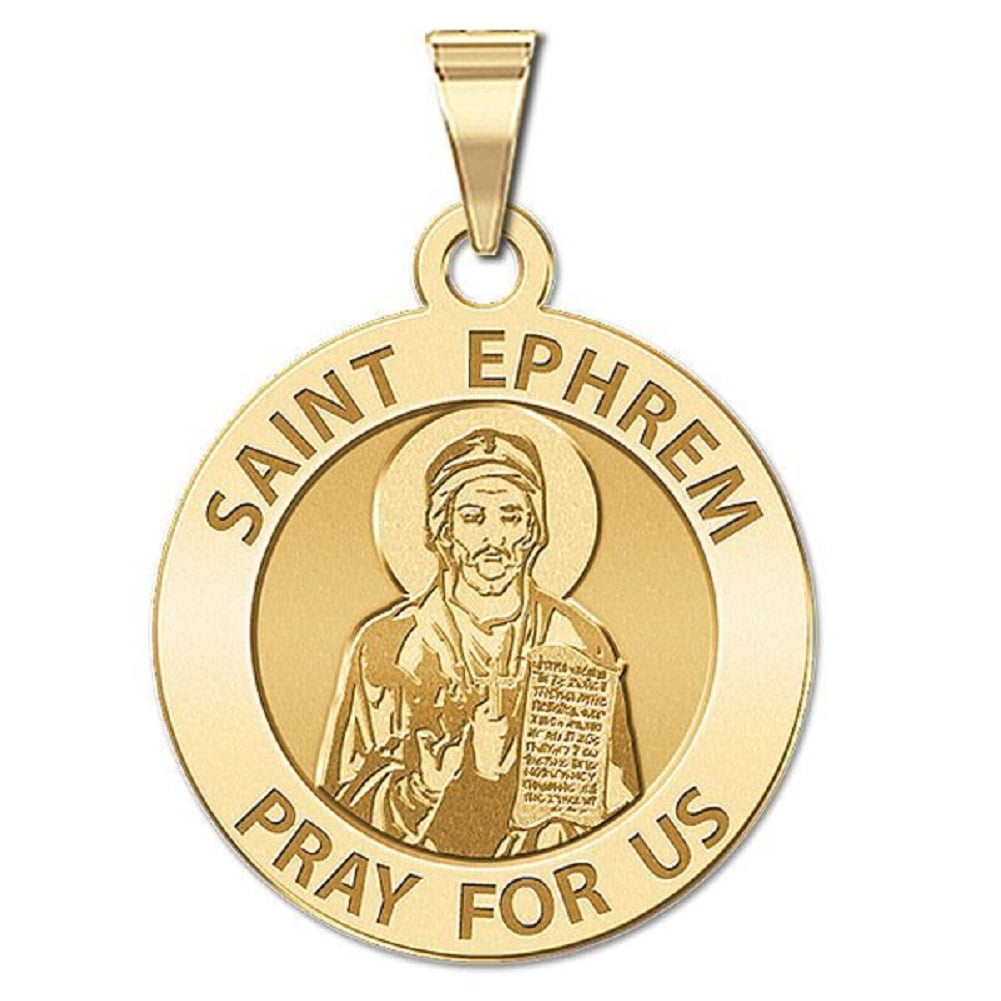 PicturesOnGold.com Saint Ephrem Religious Medal Female Adult - 2/3 inch ...