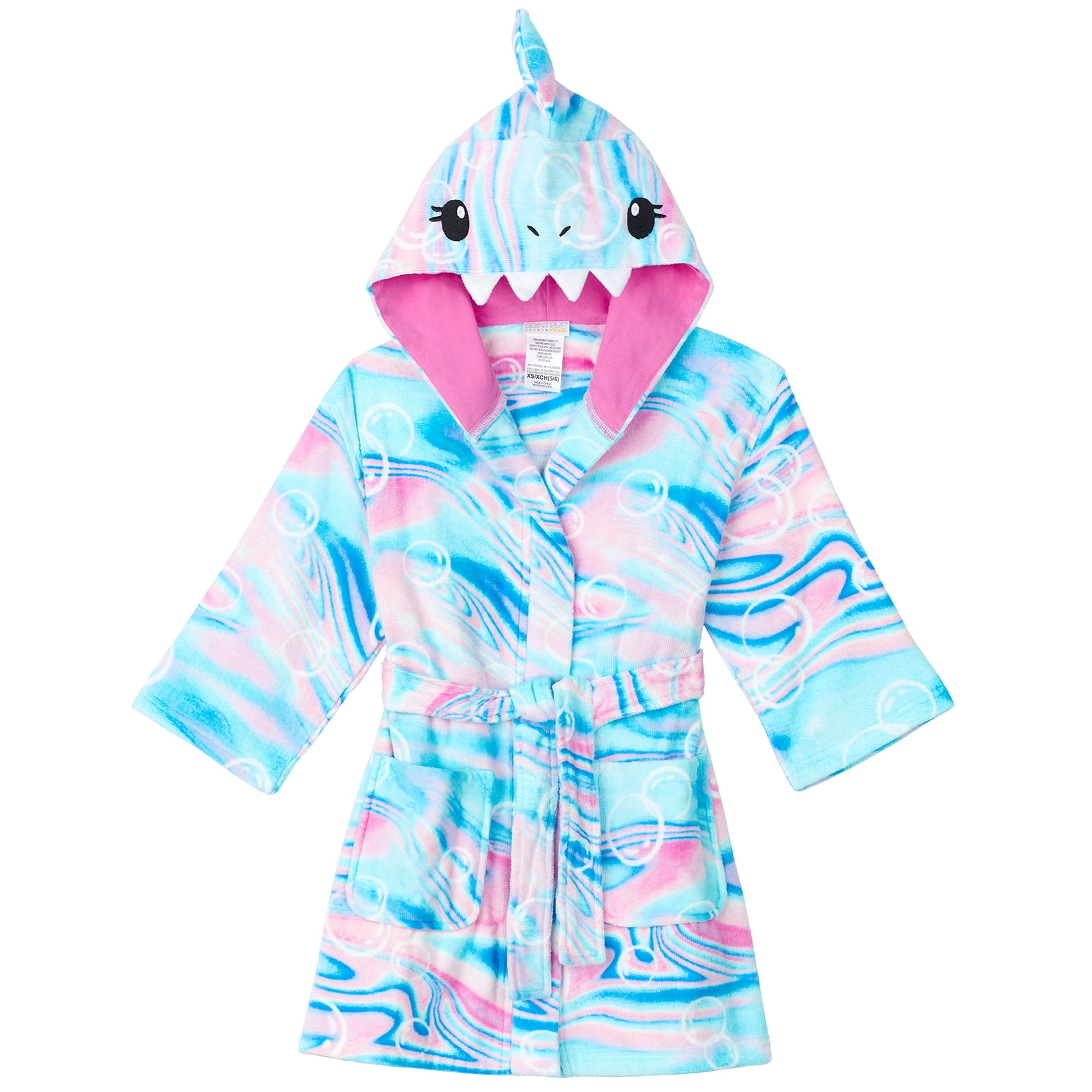 Saint Eve Kids Hooded Terry Swim and Beach Cover Up Robe for Boys and ...