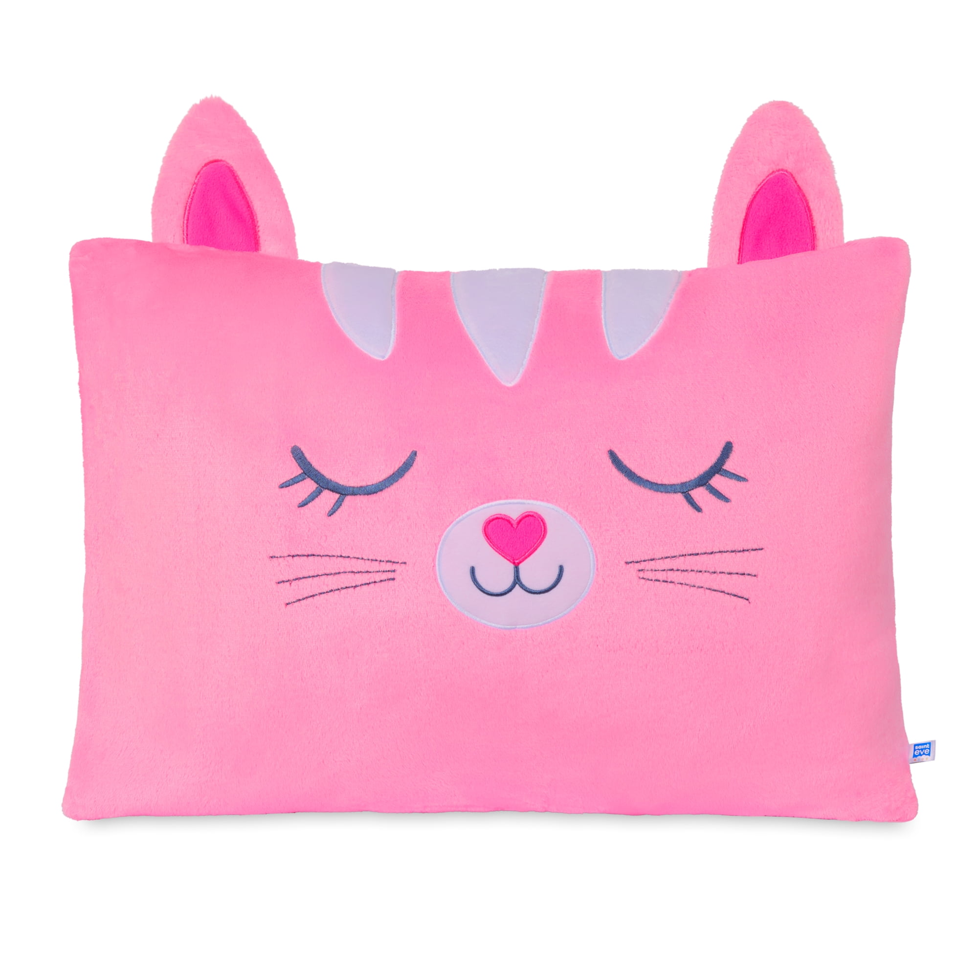 Saint Eve Kids Pillow Pals Fuzzy Pillow Case, Cute Animal Friends Soft ...