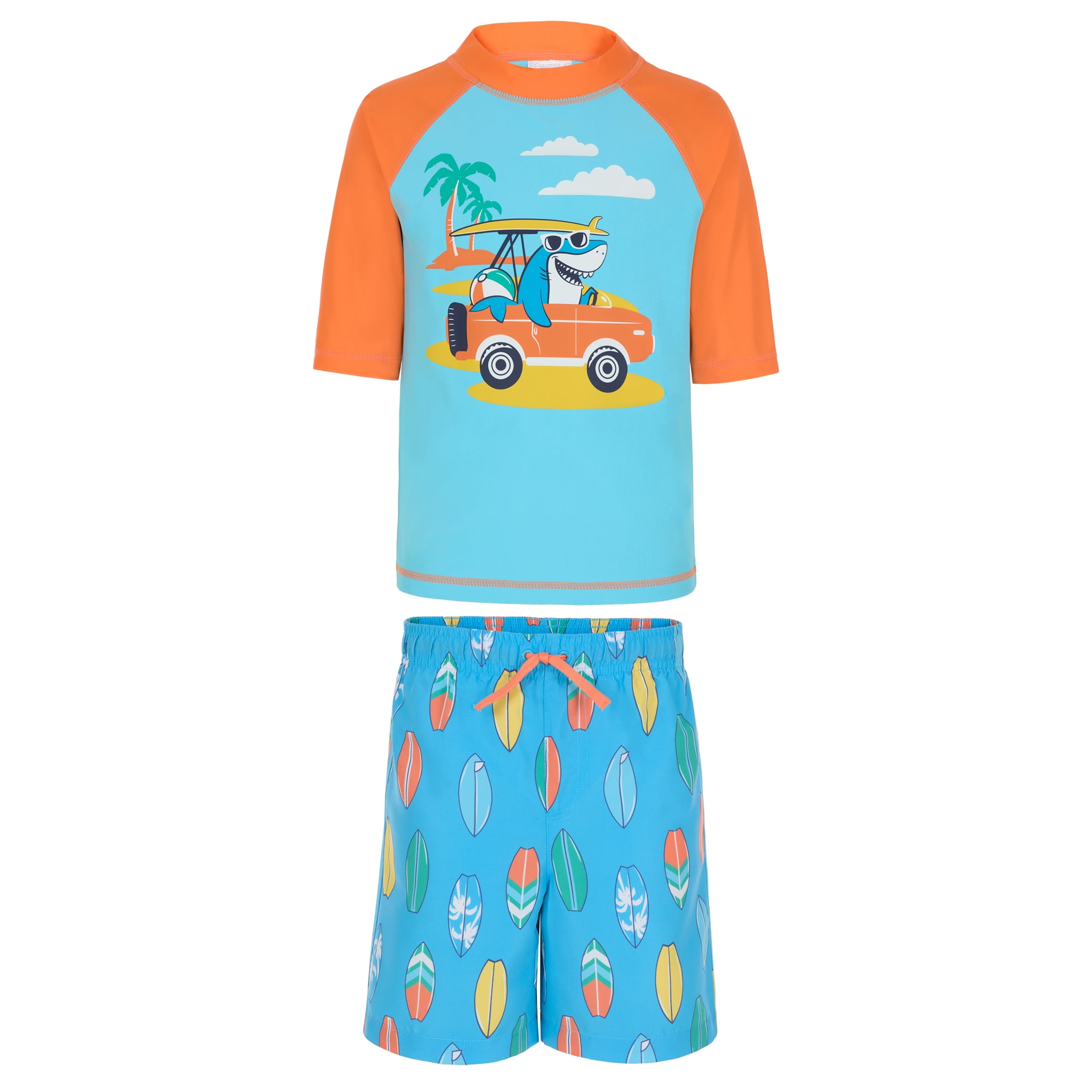 Saint Eve Toddler and Kids Swim Rash Guard UPF 50 Sun Protection 2 ...