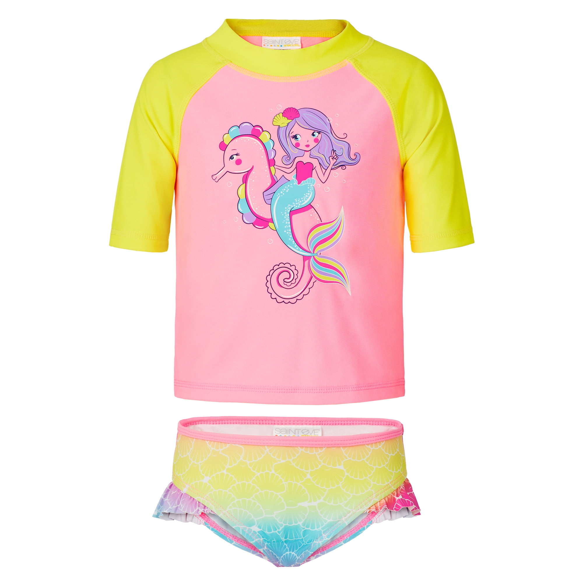 Saint Eve Toddler and Kids Swim Rash Guard UPF 50 Sun Protection 2 ...