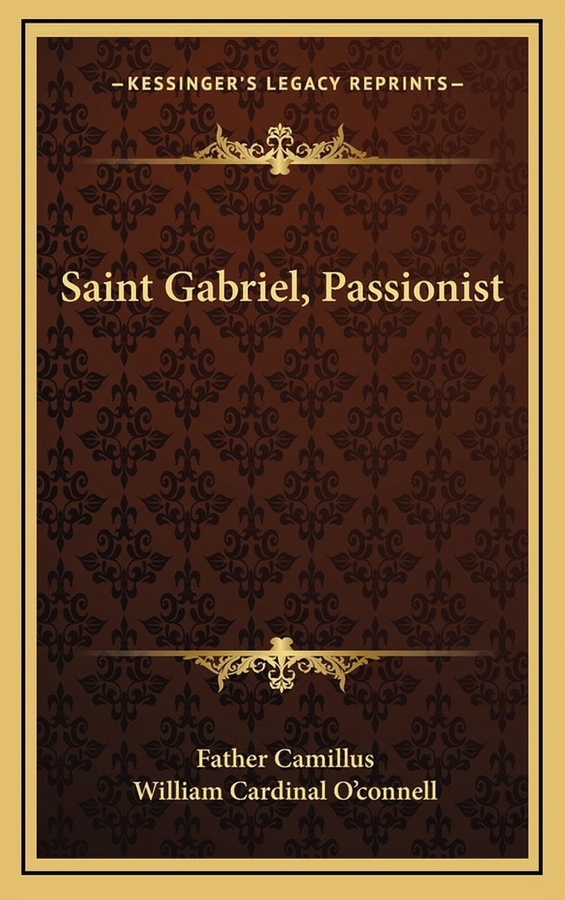 Saint Gabriel, Passionist (Hardcover) - Walmart.com