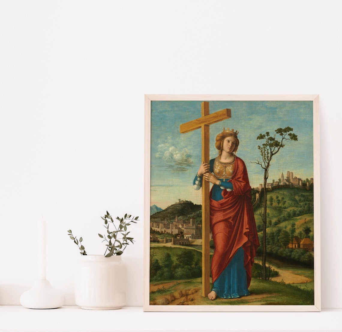 Saint Helena Vintage Religious House Decor Museum Housewarming s ...