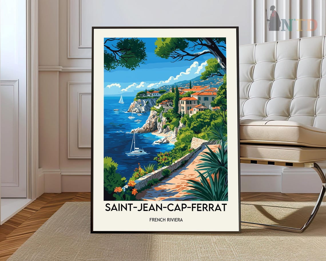Saint-Jean-Cap-Ferrat Poster, Saint-Jean-Cap-Ferratsaint-Jean-Cap ...