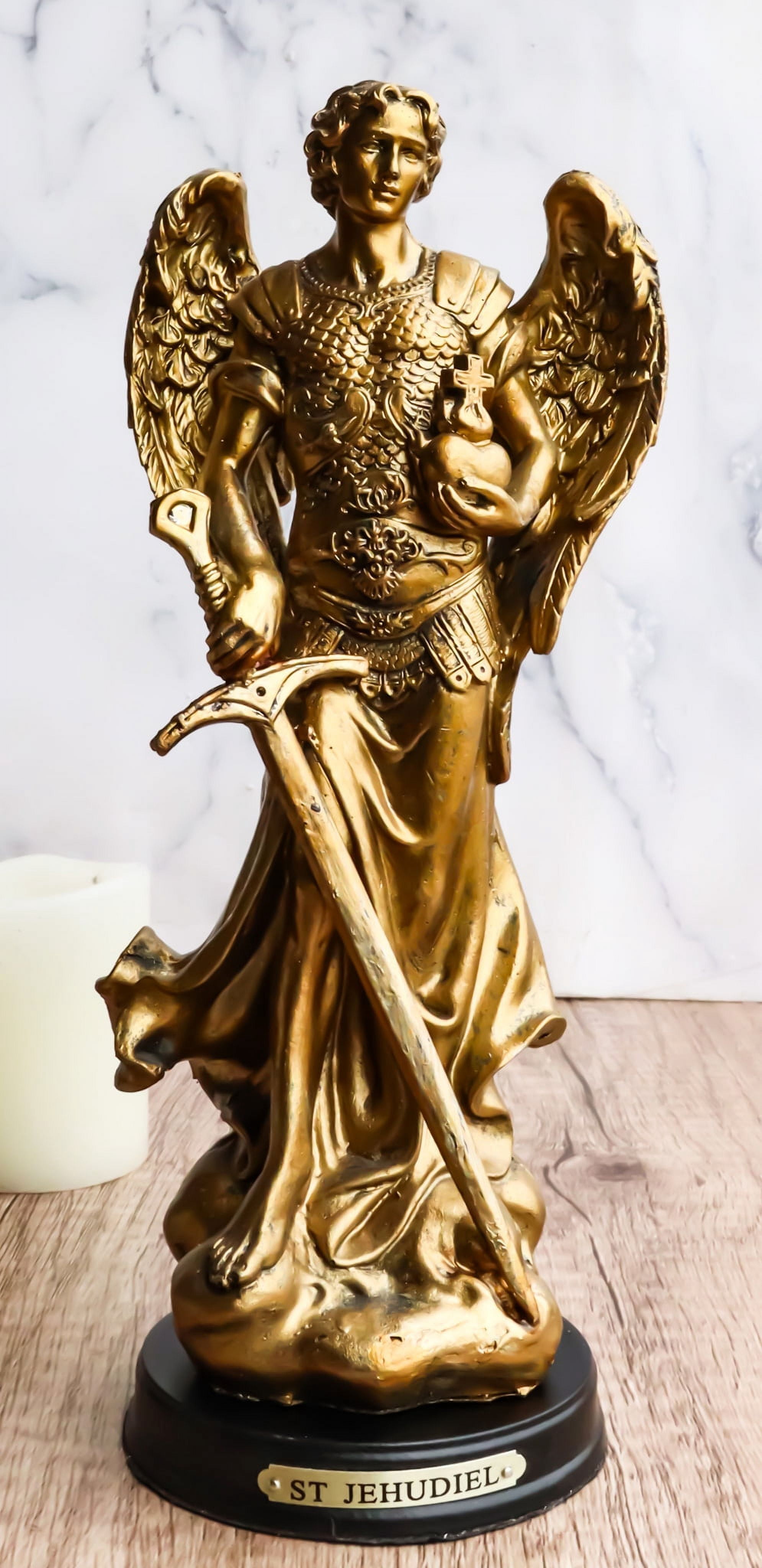 Saint Jegudiel Jehudiel Archangel Statue Patron of Spiritual Endeavors ...