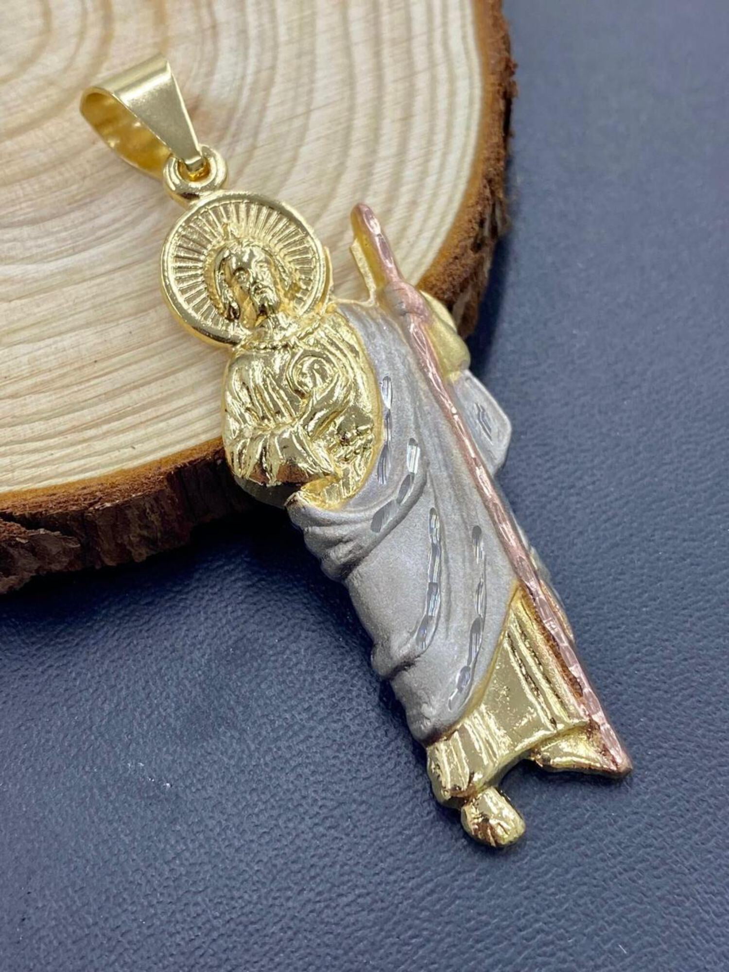 Saint Jude Pendant For Men / San Judas Pendant 2.5x1" / Mens Pendant ...