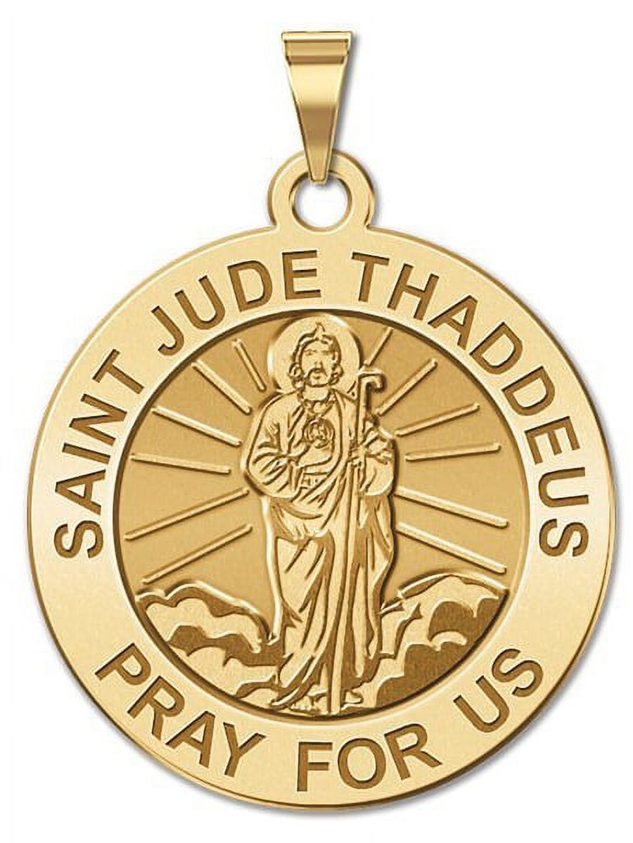 Saint Jude Religious Medal (Full Figure) - 1 Inch Size of a Quarter in ...
