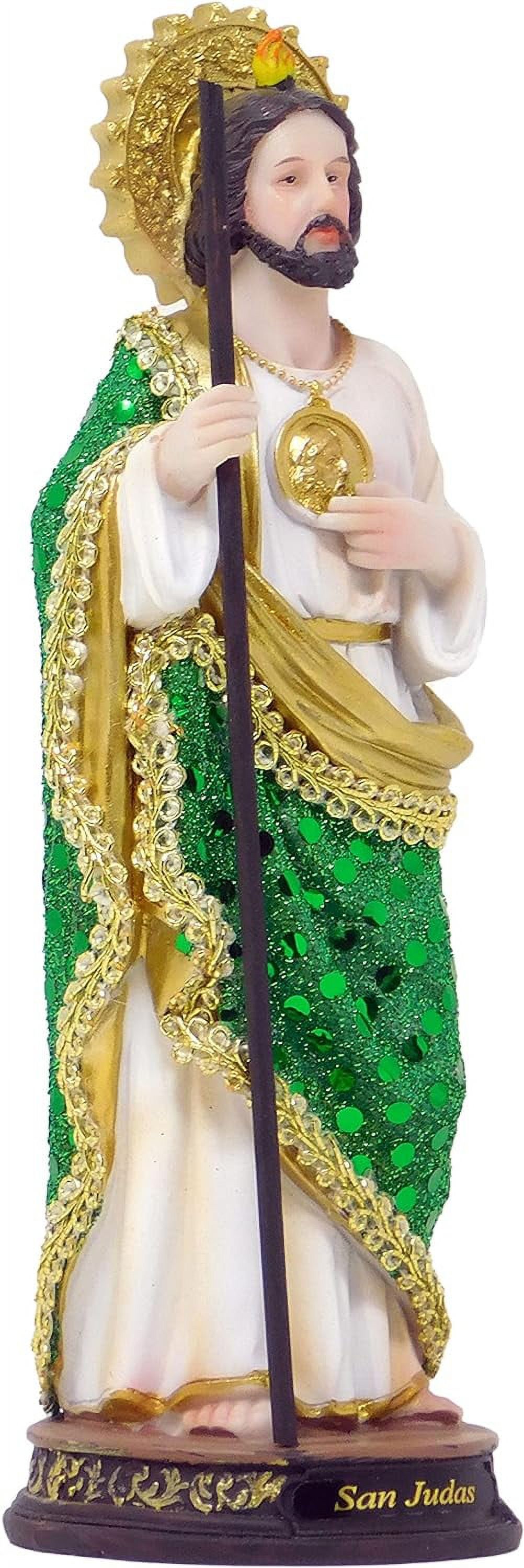 Saint Jude Thaddeus Statue, Finely Detailed Resin, 8 Inch Tall Figurine ...