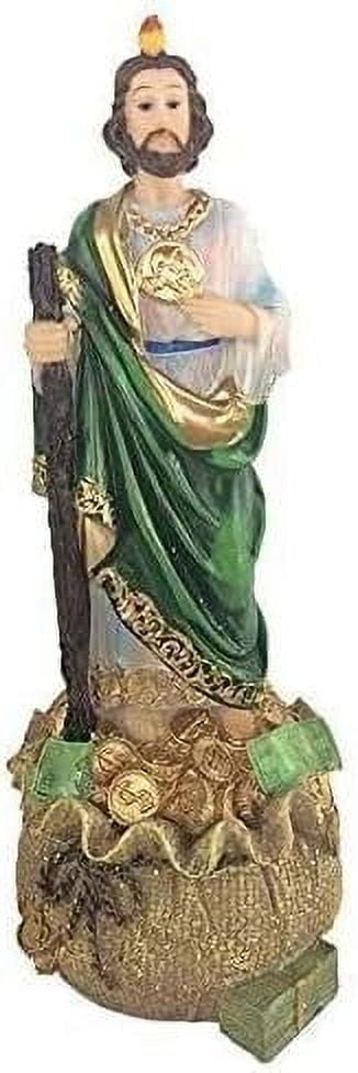 Saint Jude on Money Sack San Judas Tadeo St Statue Catholic Figure ...