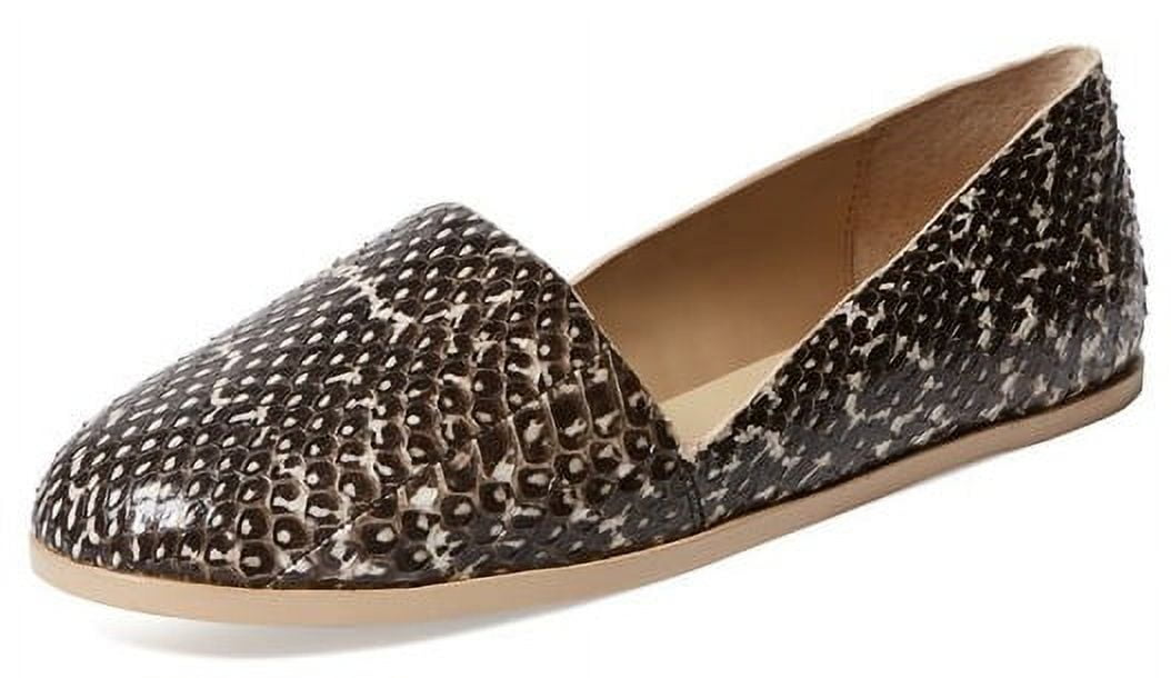 Saint & Libertine Fiji Black / White Snake Flat Smoking Slipper Ballet ...