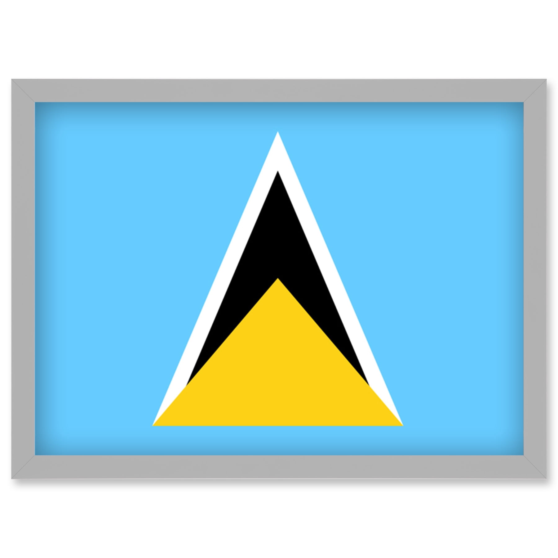Saint Lucia National Flag Patriotic Vexillology World Flags Country ...