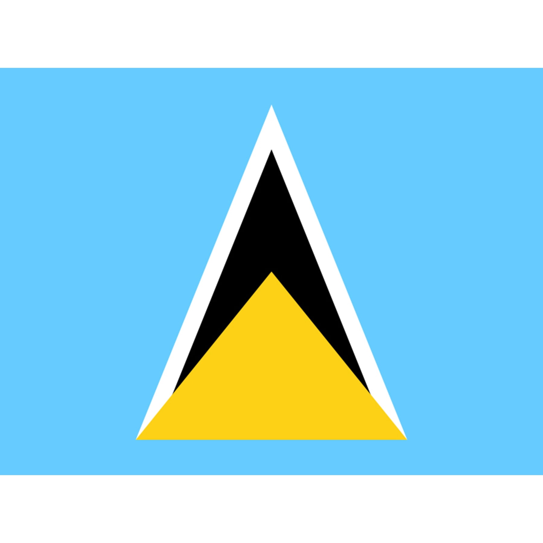 Saint Lucia National Flag Patriotic Vexillology World Flags Country ...