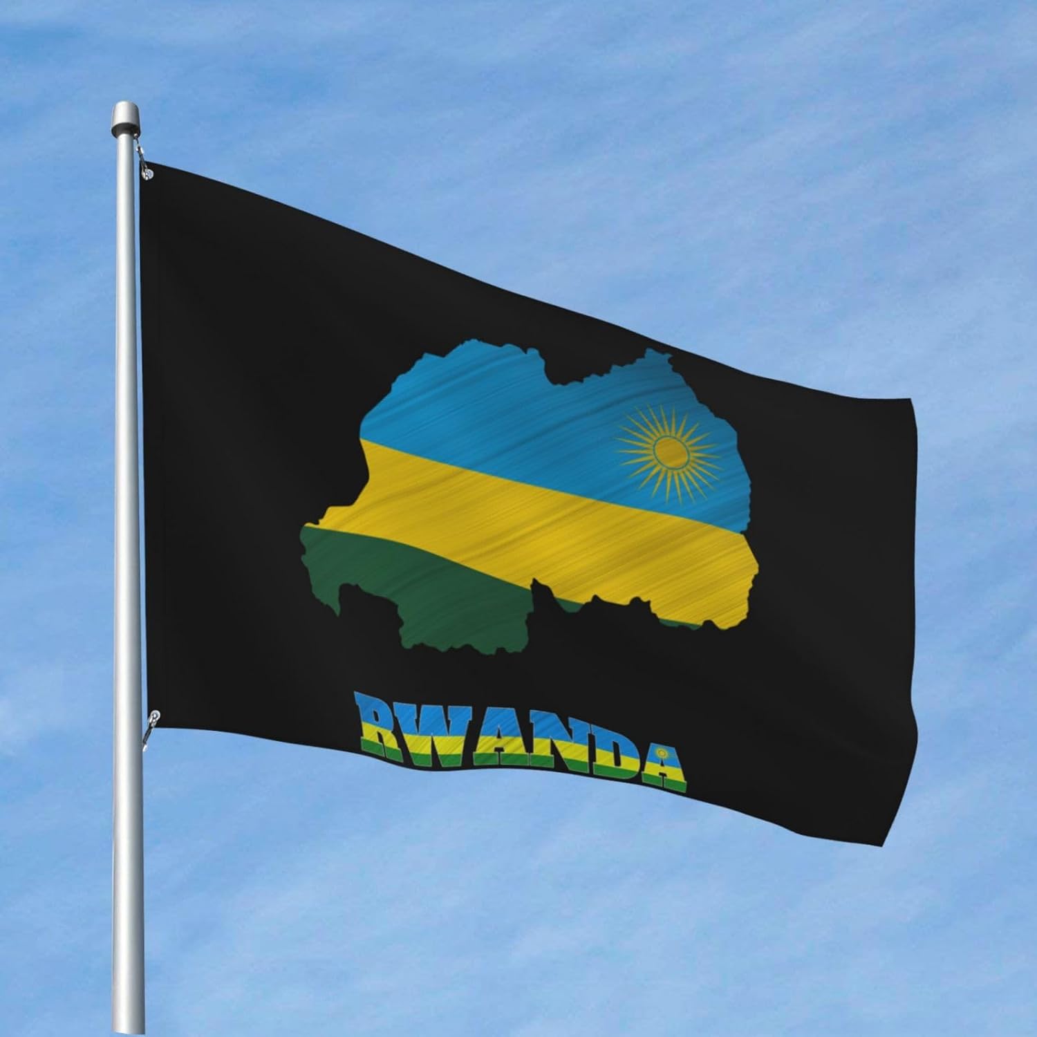 Saint Lucia St. Lucian Flag Map Flags 4x6 Ft Garden Flag Home House ...