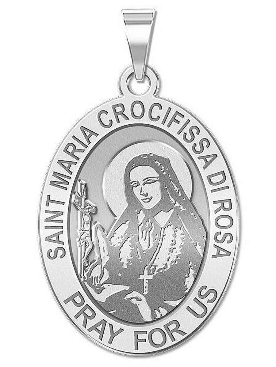PicturesOnGold.Com Saint Maria Crocifissa Di Rosa Oval Religious Medal ...