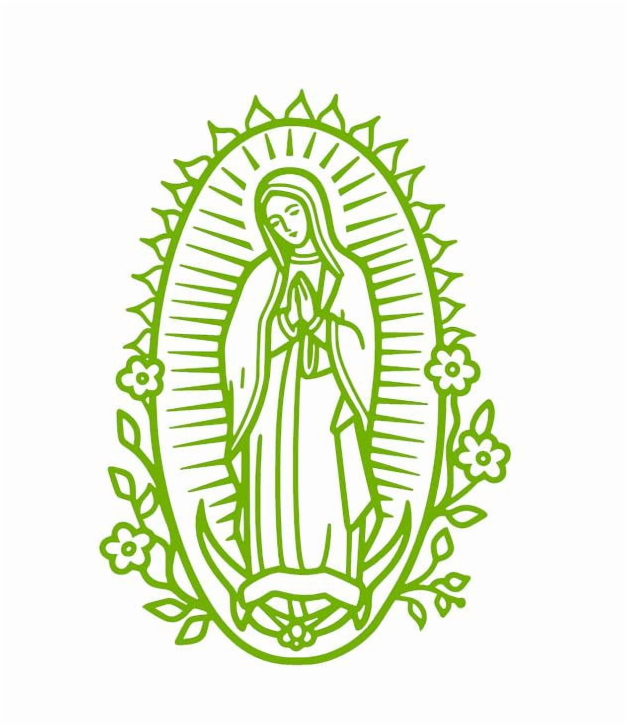 Saint Maria Mary Catholic Vinyl Decal Sticker UV & Waterproof Bumper ...