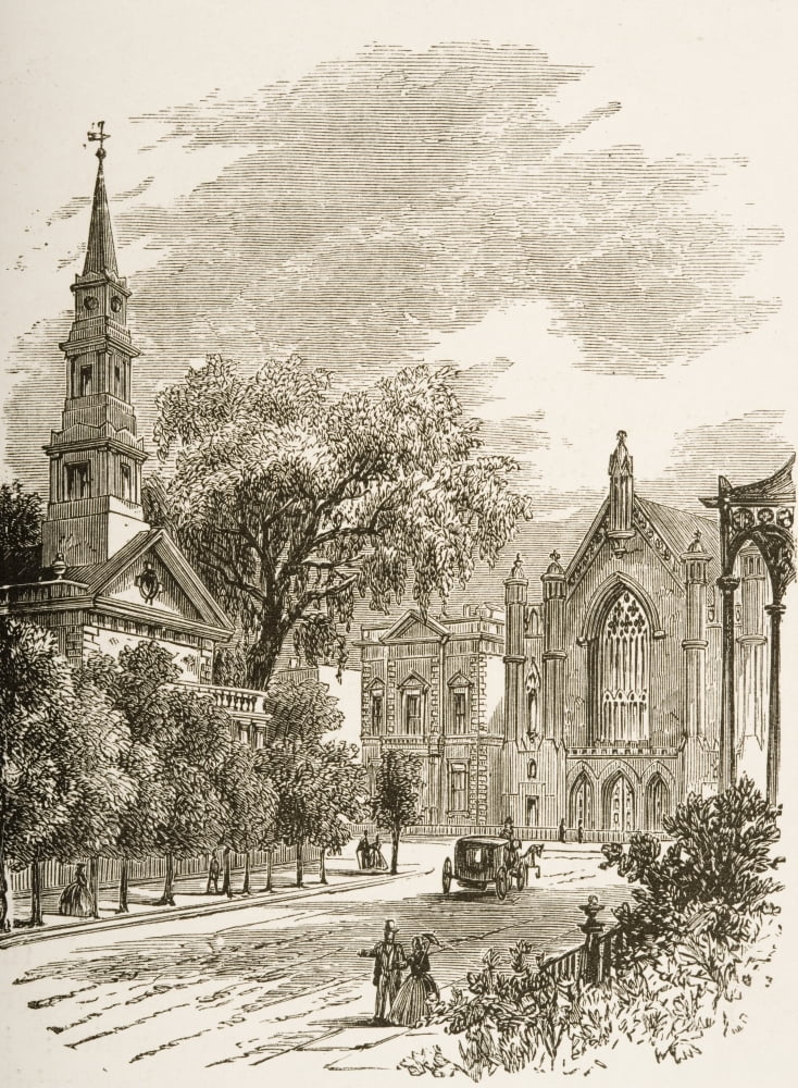 Saint Mark's Church In-The-Bowery New York In 1870S From American ...