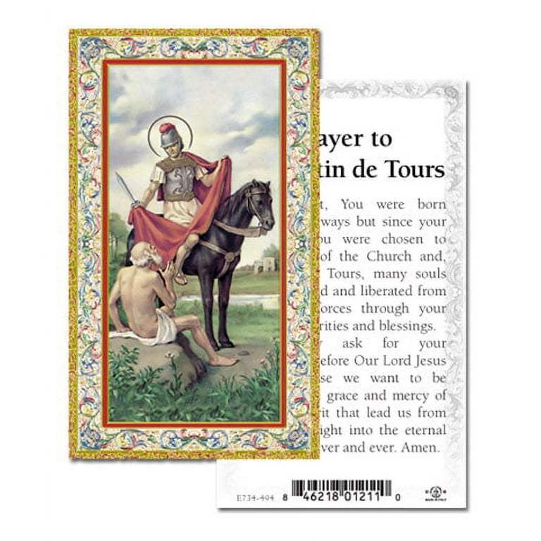 St Martin Of Tours Prayer Card