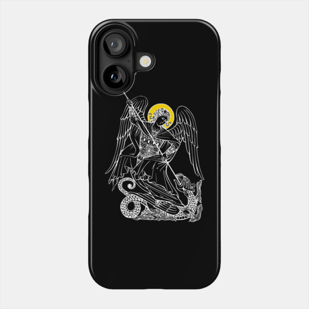 Saint Michael Archangel Religious Art Heavenly Warrior Case for Apple ...
