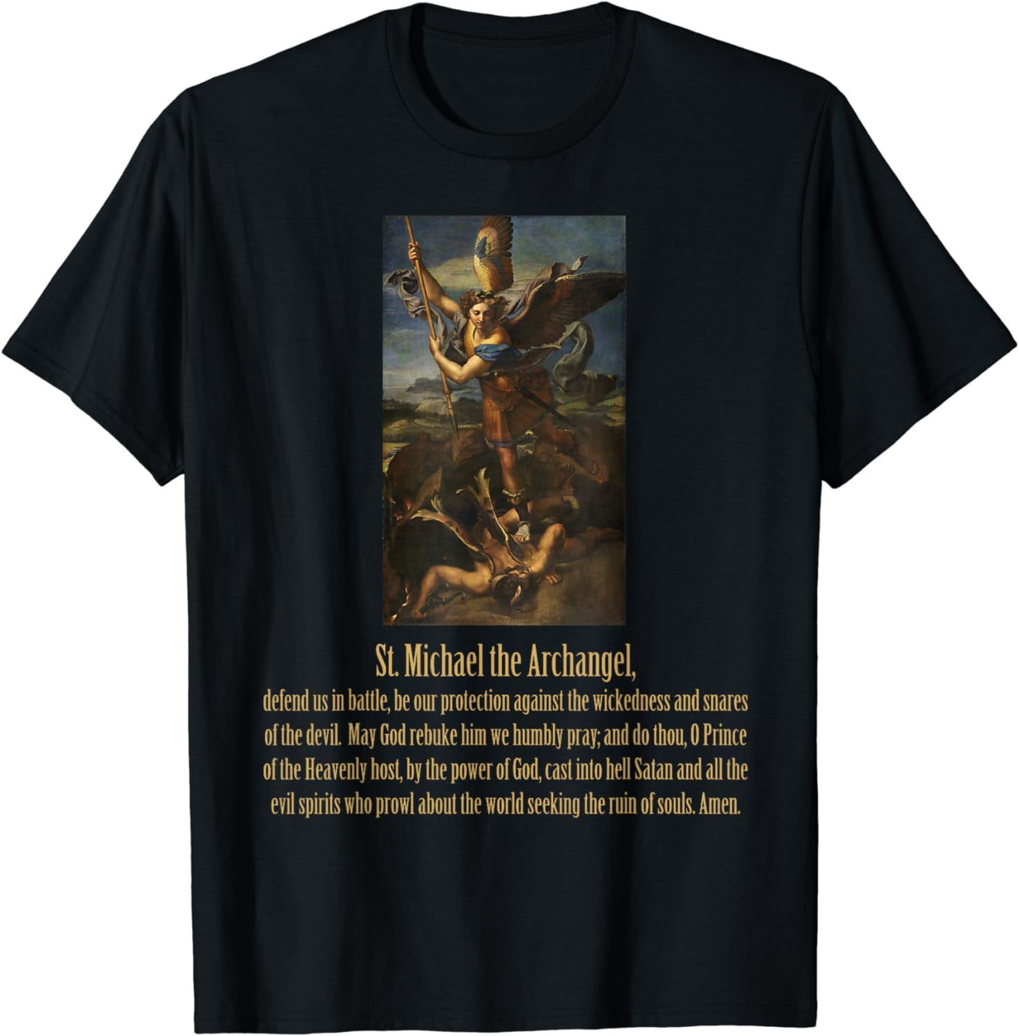 Saint Michael the Archangel Shirt - Walmart.com