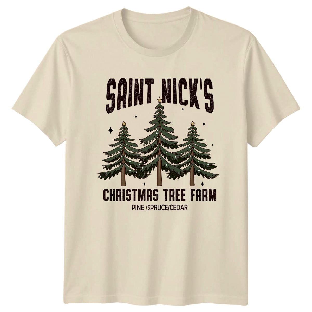 Saint Nicks Tree Farm Mens Womens Graphic Tee - Walmart.com