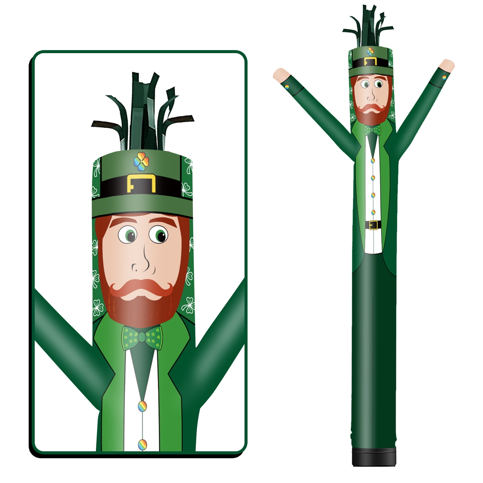 Saint Patrick Inflatable Tube Man Wacky Wavy Dancing Guy for Outdoor ...