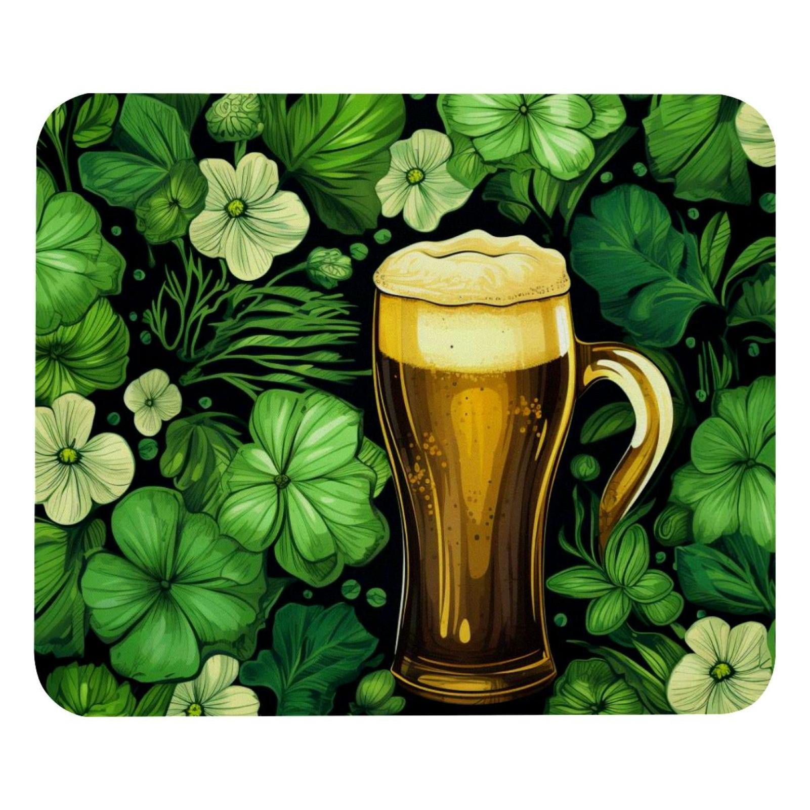 Saint Patrick's Day 8.3x9.8 Inch Square Non-Slip Rubber Bottom Mouse ...