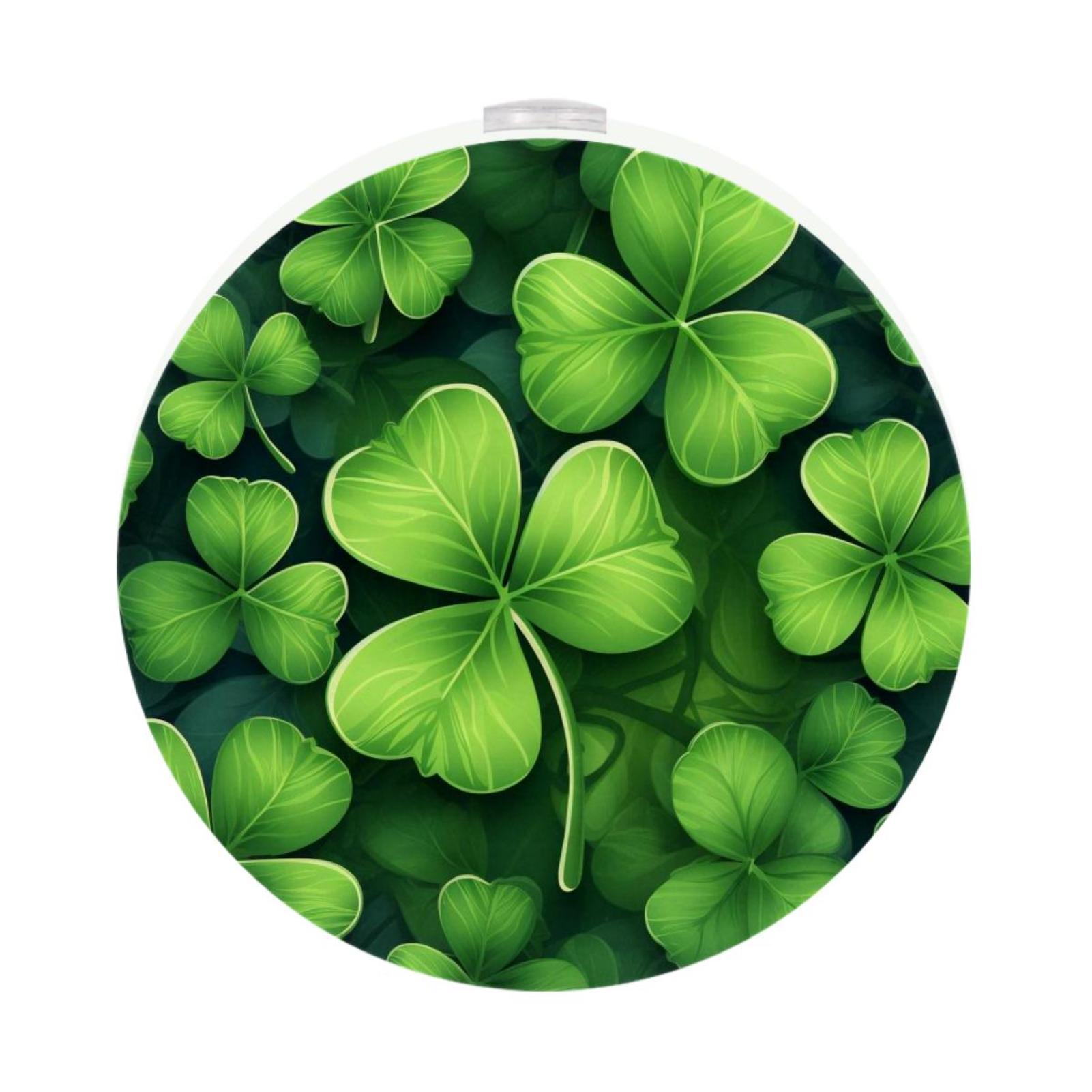 Saint Patrick's Day Bright and Compact LED Round Night Light - Set of 2 ...
