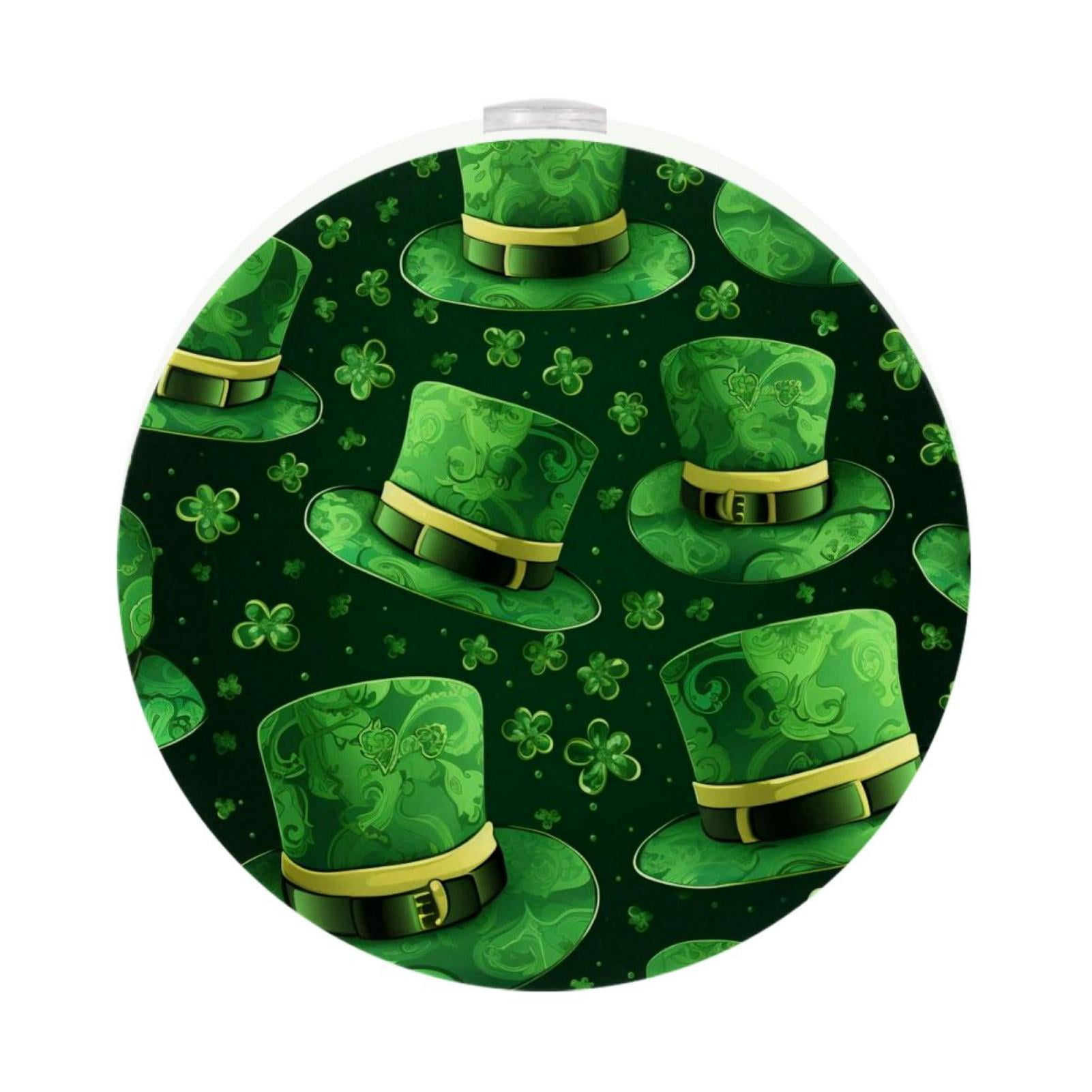 Saint Patrick's Day Bright and Compact LED Round Night Light - Set of 2 ...