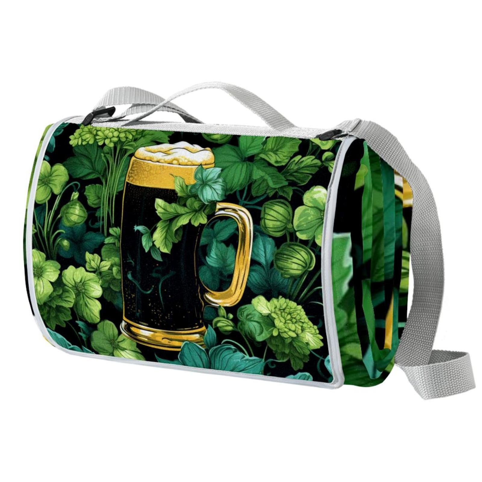 Saint Patrick's Day Canvas Picnic Blanket Waterproof Outdoor Extra ...