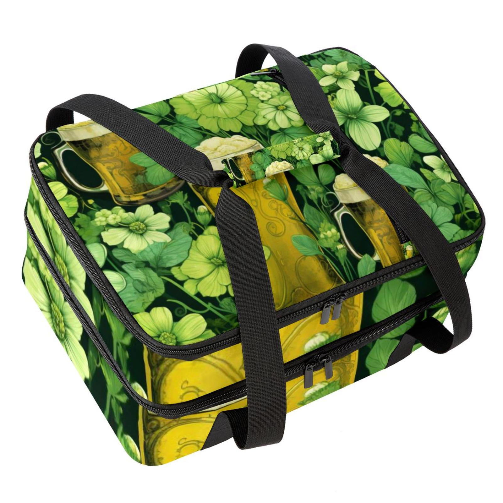 Saint Patrick's Day Double Layered Insulated Lunch Bag with Two ...