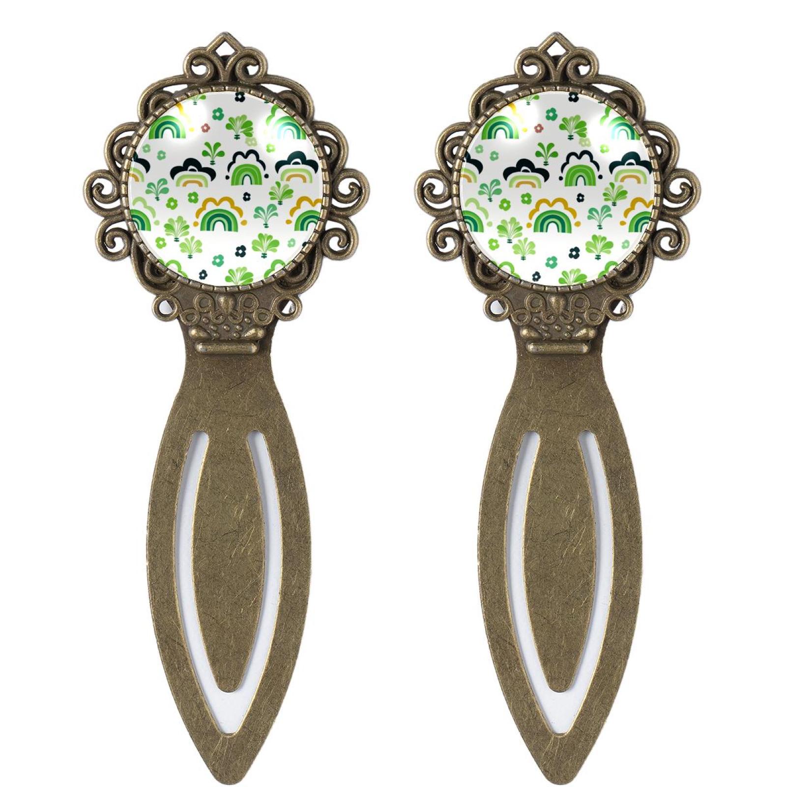 Saint Patrick's Day Elegant Vintage Copper-Colored Lace Bookmarks - Set ...